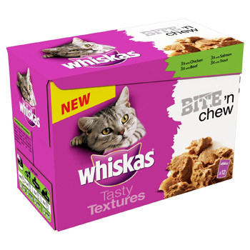 Whiskas Tasty Textures Bite ‘n Chew - Shelflife Magazine