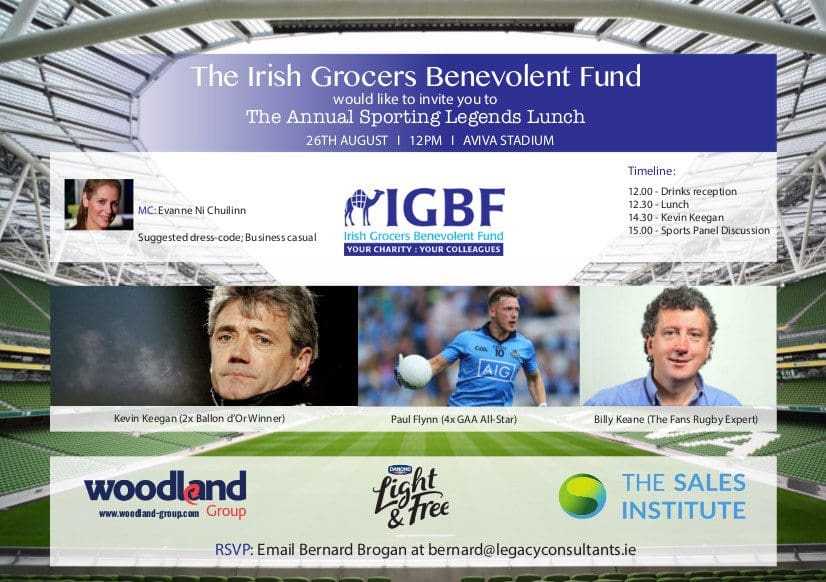 Exciting line-up confirmed for IGBF Sports Lunch on 26 August ...