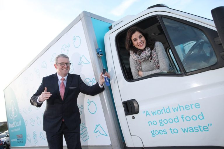 Geoff Byrne COO Tesco, Aoibheann O'Brien CEO FC Hubs - Shelflife Magazine