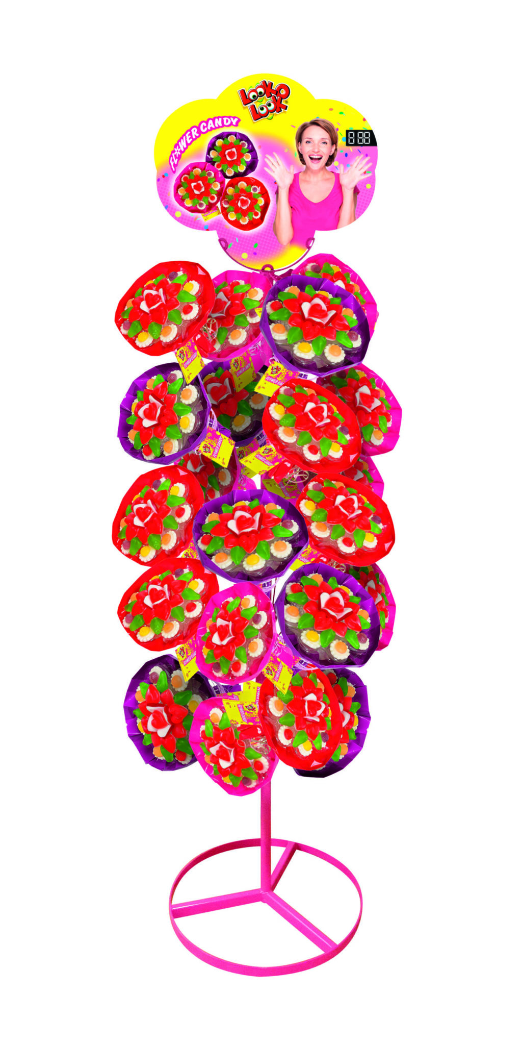 Look-O-Look Flower Candy Display - Shelflife Magazine