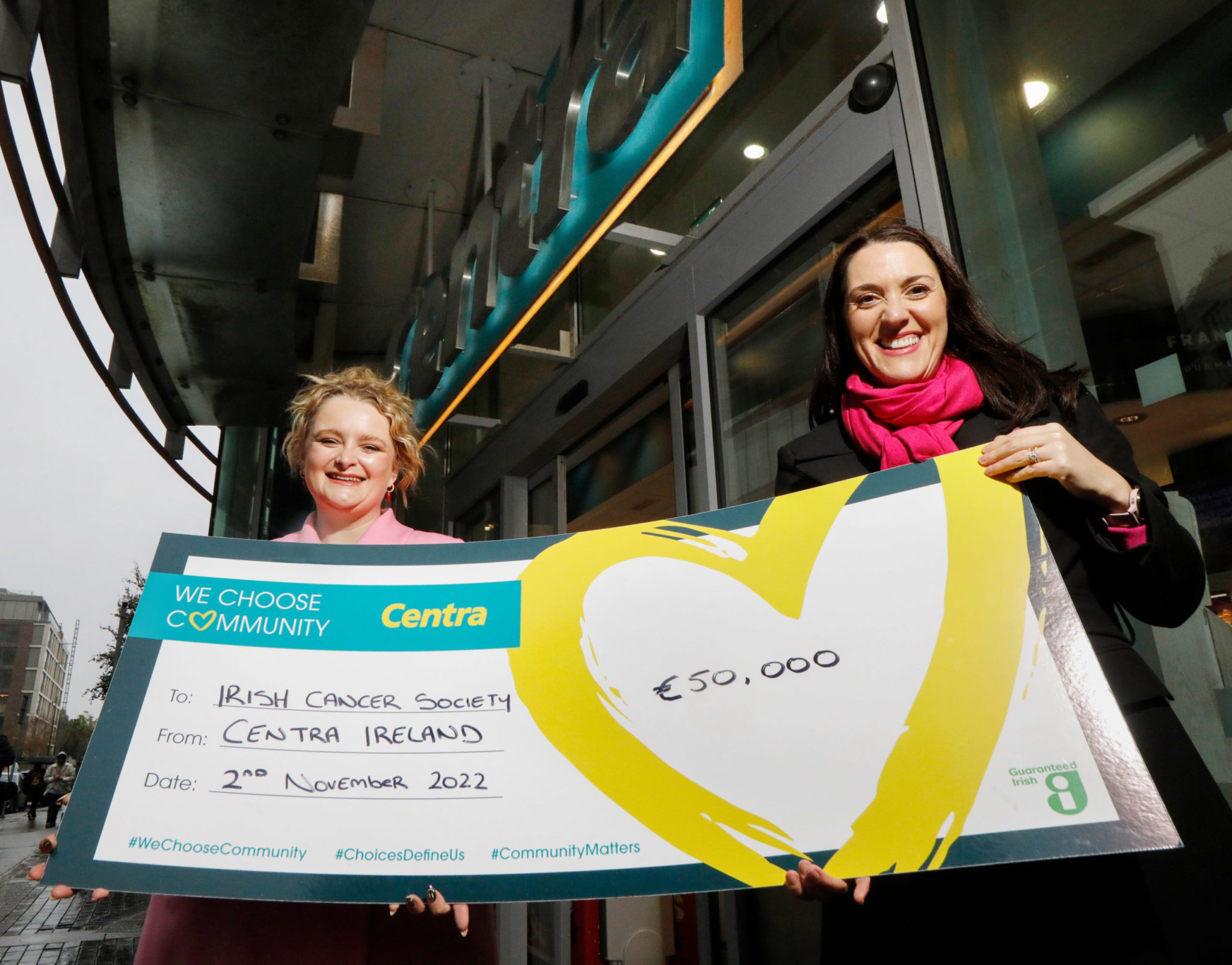 Centra staff and customers raise €50,000 in support of the Irish Cancer ...