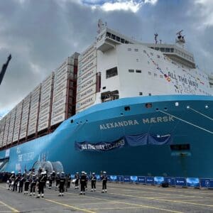 Maersk launches latest dual-fuel methanol vessel Alexandra Maersk ...