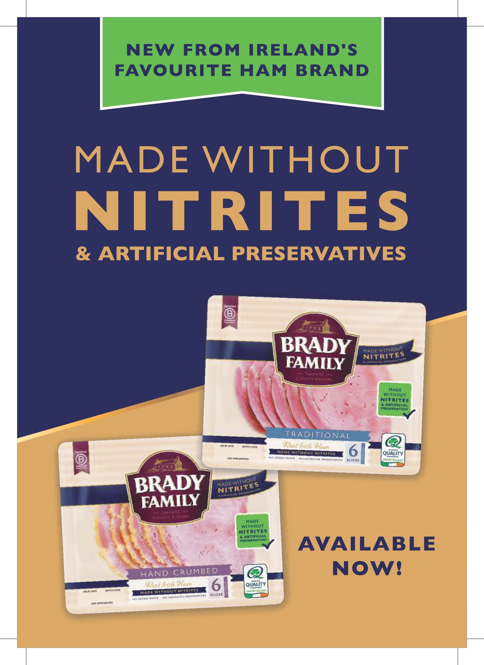 Brady Family introduces new ham range made without nitrites - Shelflife ...